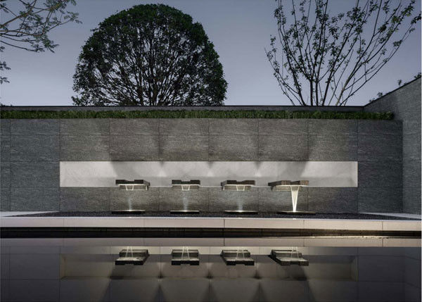 Flamed Finish Gray 60x120cm Outdoor Curtain Wall Porcelain Tile For ...